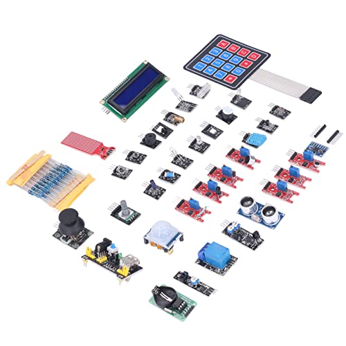 Oumefar Sensor Module Kit, Sensors Modules Broad Utility Easy Control 37Pcs Wide Compatibility for NANO for Raspberry Pi Autopart