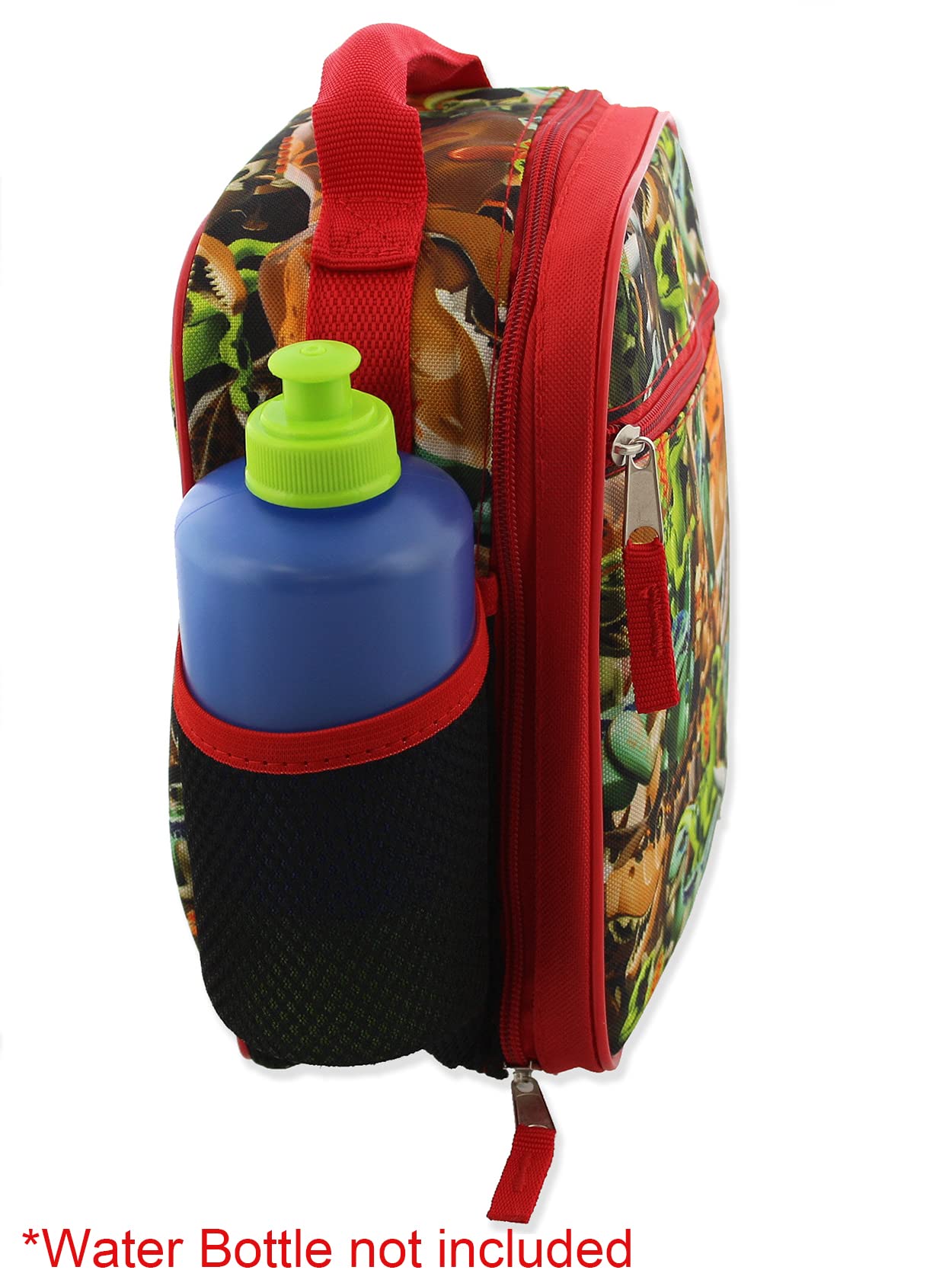 Lego Jurassic World Dinosaurs Boys Soft Insulated School Lunch Box (One Size, Lego Jurassic)