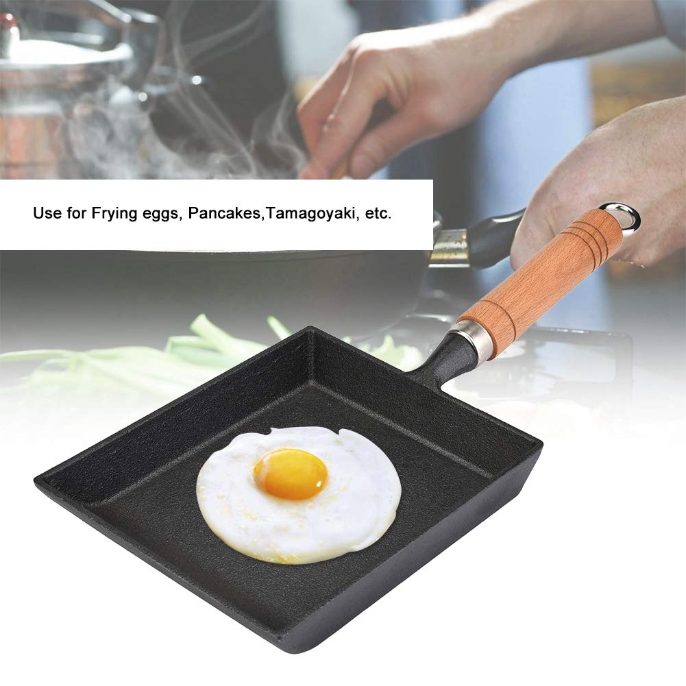 Mini iron pan frying pan Japanese style egg-filled rice pot, made of cast iron, safe and easy to
