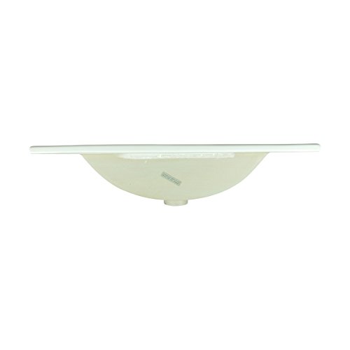 Renovators Supply Manufacturing Luke 24" Drop-in Self-Rimming Rectangular Bathroom Sink in White with Overflow