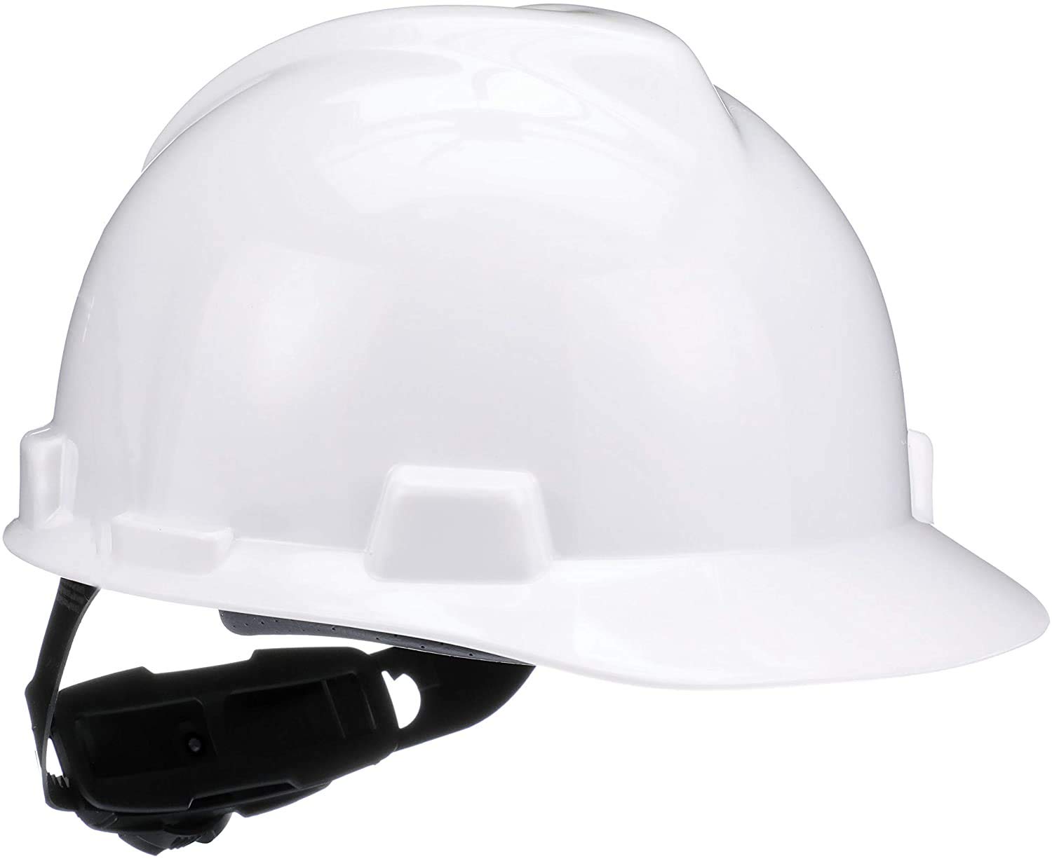 MSA 475358 V-Gard Cap Style Safety Hard Hat, White & G & F 41113 Industrial Safety Vest with Reflective Stripes, Neon Orange