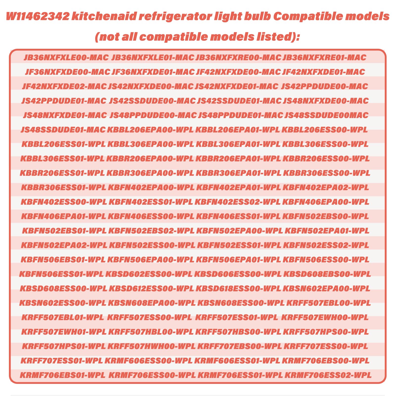 W11462342 for Whirlpool Kitchenaid Kenmore Refrigerator LED Module Assembly Replacement W10843339 W10908166 W10607479 AP6989197 PS16218086 (3)
