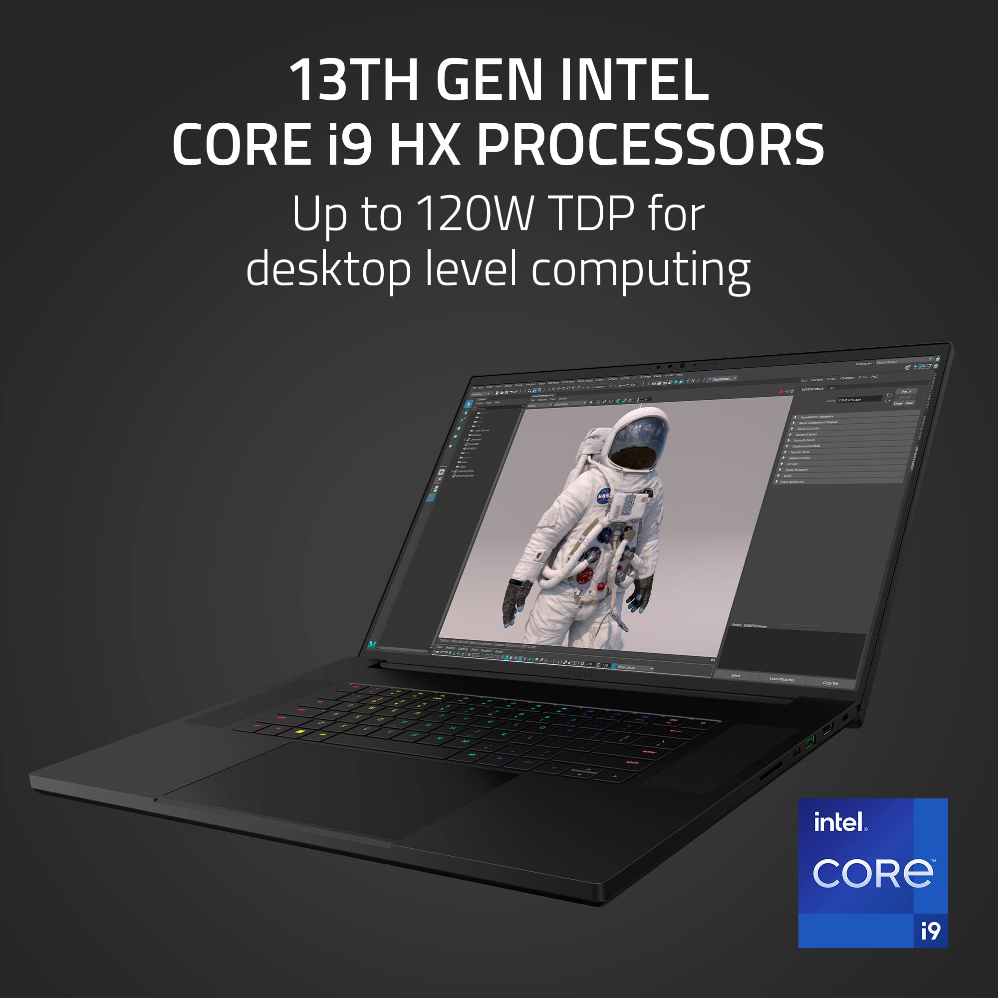 Razer Blade 18 Gaming -Laptop: NVIDIA GeForce RTX 4060 13th Gen Intel 24-Core i9 HX CPU 18" QHD+ 240Hz - 16GB -RAM 1TB SSD -CNC Aluminum Compact GaN -Charger Windows 11 Chroma RGB