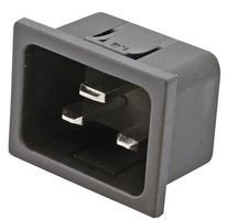 SCHURTER 4793.4000 CONNECTOR, IEC POWER ENTRY, PLUG, 16A (10 pieces)