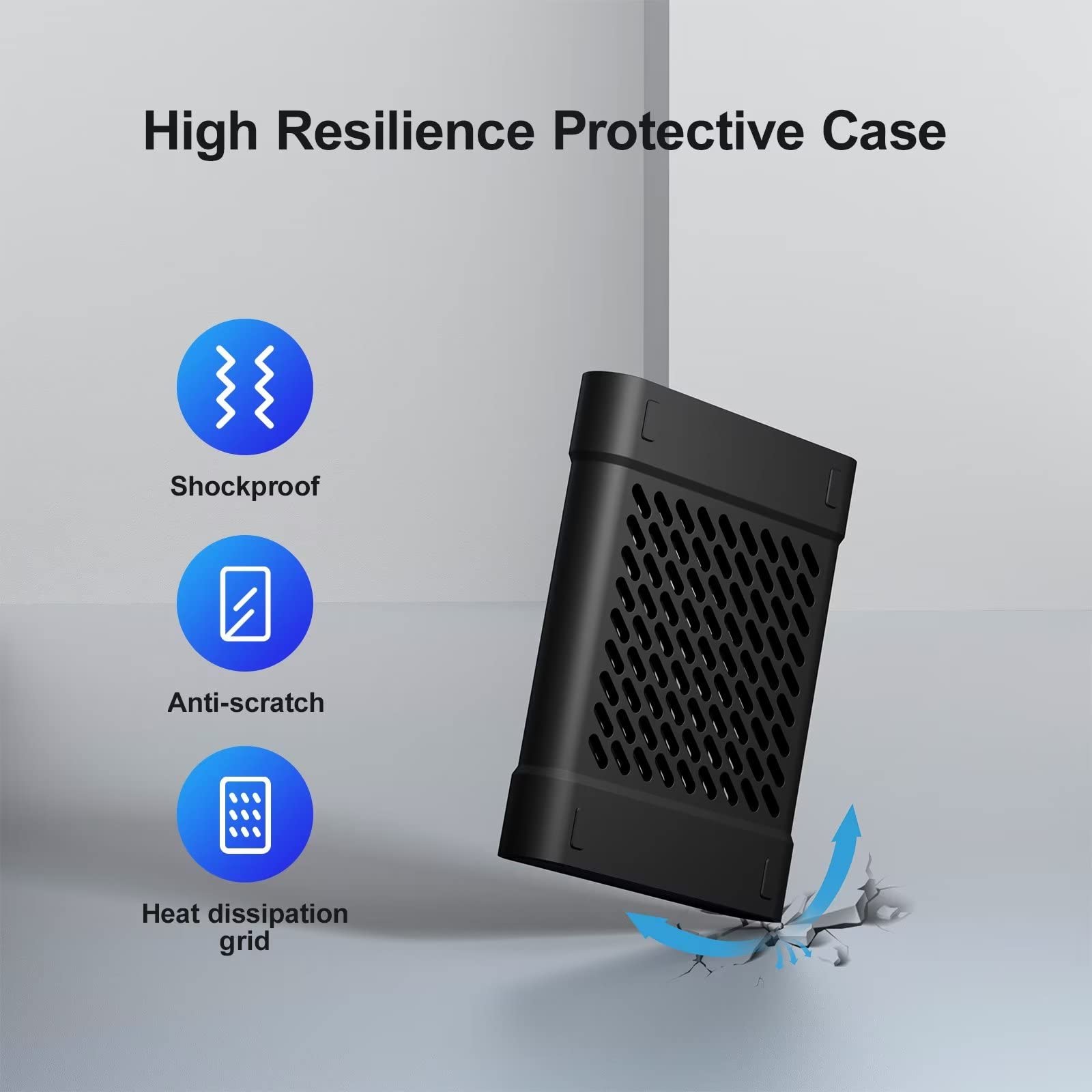 PHIXERO SATA to USB Adapter for 2.5" SSD/HDD with Protective Case, USB to SATA Adapter