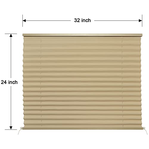 RV Blinds Shades for Window, RV Pleated Shades RV Camper Blinds and Shade for RV Camper Travel Trailers Motorhome 32" W x 24" L
