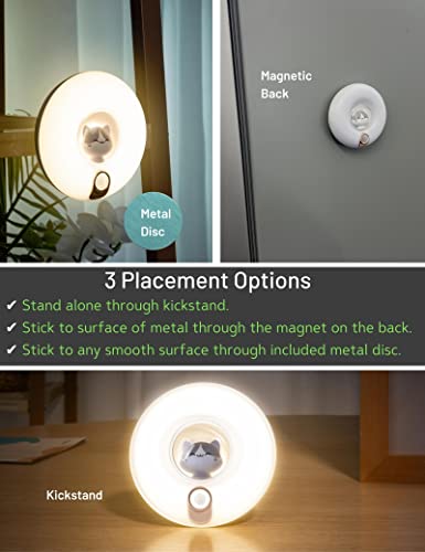 Searon Rechargeable Motion Sensor Night Light Kids, Under Cupboard Lights, Dimmable Cabinet Lights for Stairs Wardrobe Closet Bedroom Hallway Drawer Shed Toilet Garage