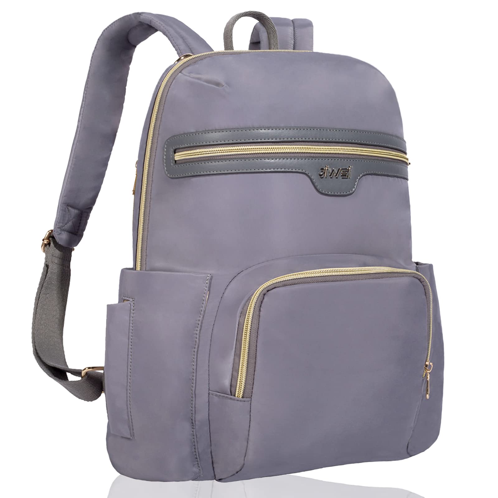 ZWFLAU Diaper Bag Backpack, Diaper Bags,Diaper Bag Tote for Mom Dad,Multifunction Waterproof Travel Diaper Back Pack for Daily Camping Picnic (Grey)