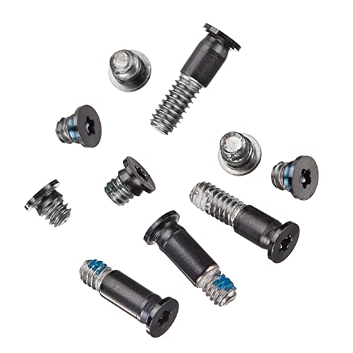 Ronyme 10Pcs Bottom Case Cover Screws Professional for 13in A1932 Accessory Spare Parts Notebook, Gray