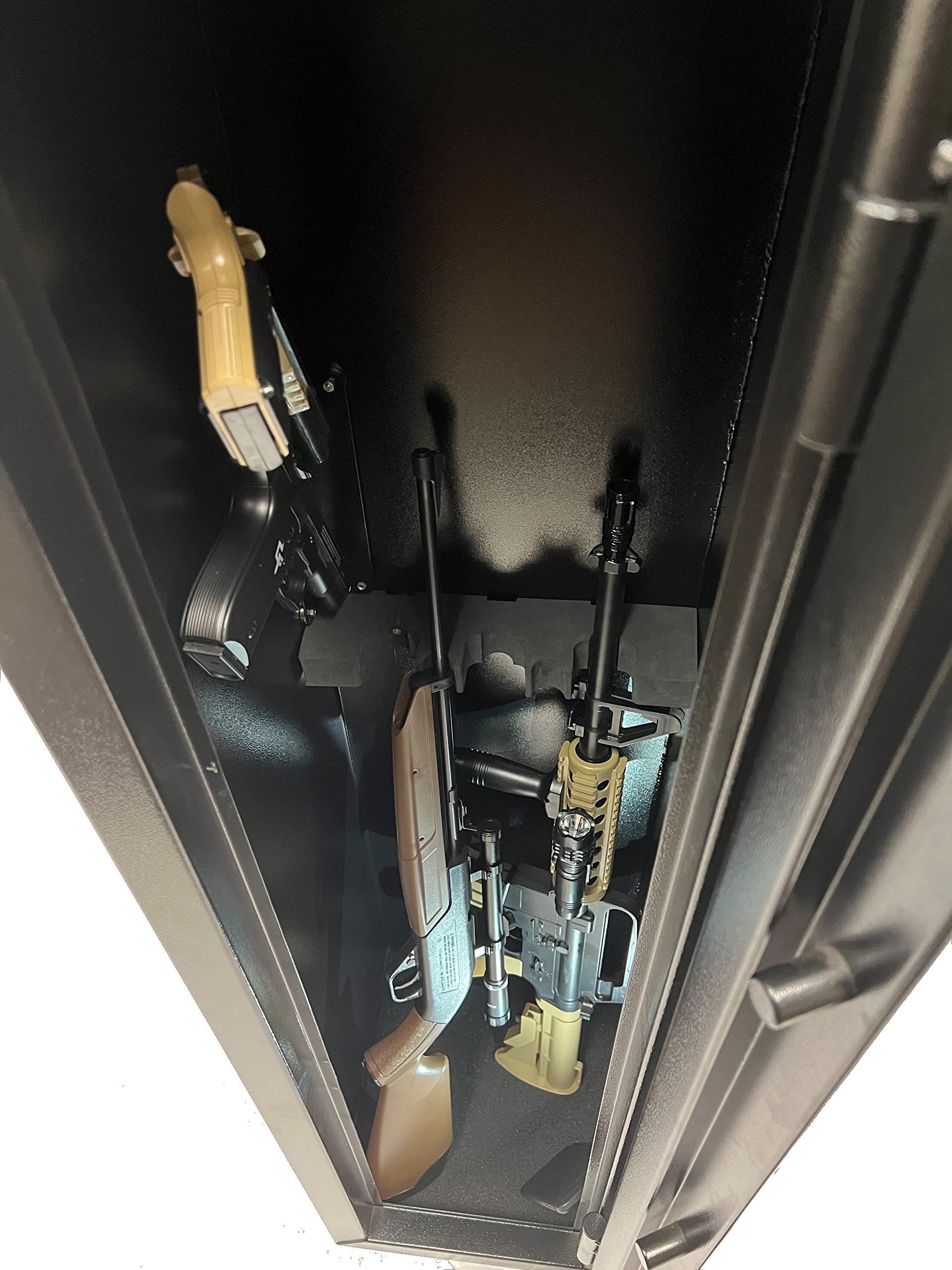 Improved Southeastern Biometric Rifle Gun Safe Fingerprint Access For Bedroom Closet black
