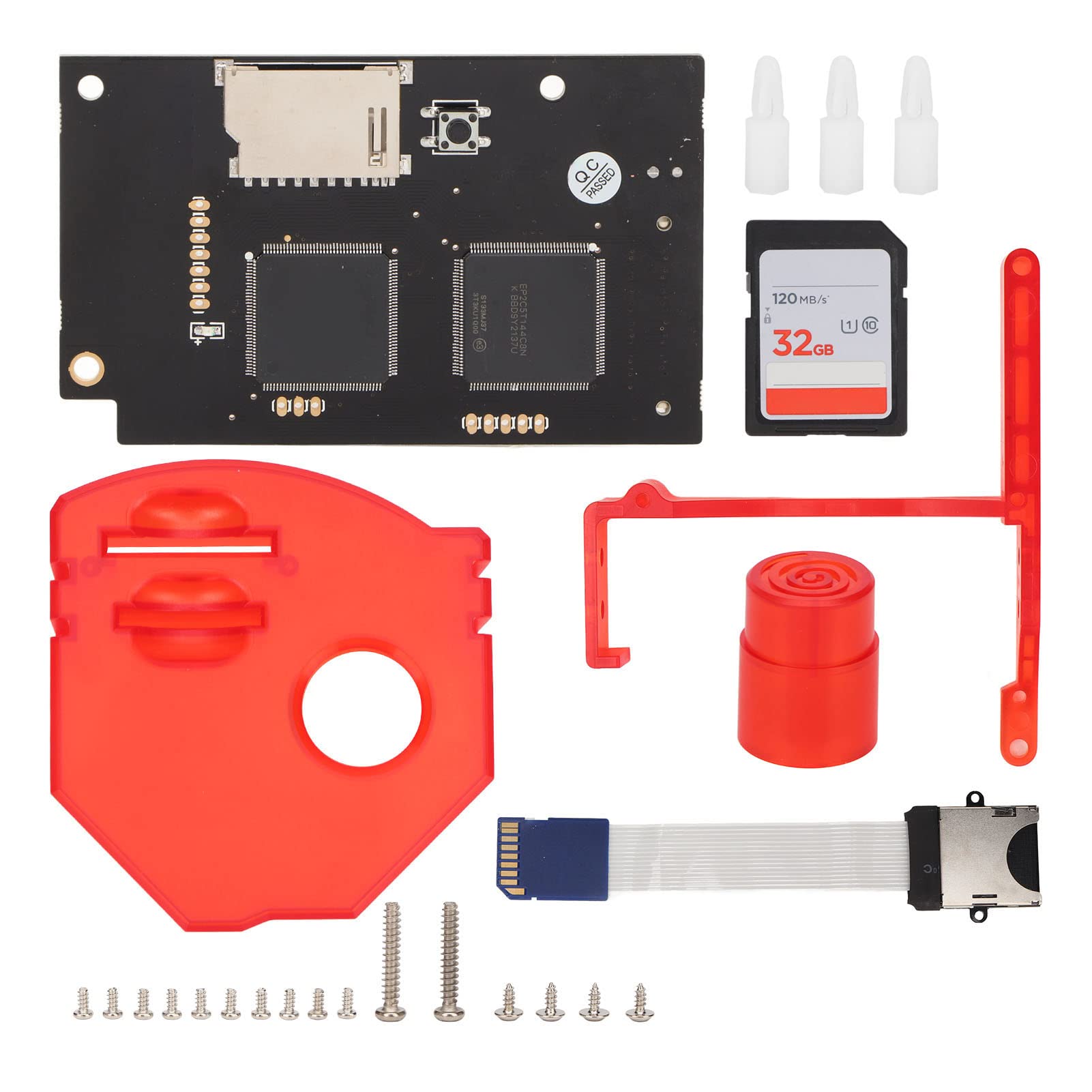 Storage Card Mount Kit, Optical Drive Simulation Board V5.15b Easy to Install Professional Fast Reading Efficient for Game Console