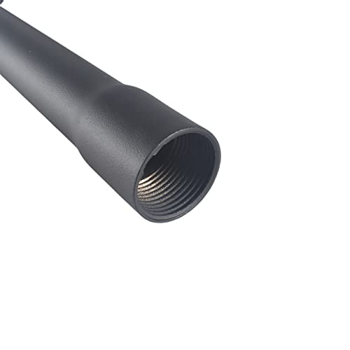 Upgrade Exhaust Pipe With Female Threaded For Predator 212cc 196cc Go Kart& Mini Bike, For Coleman Powersports CT200U,CT200U-EX,BT200X Black