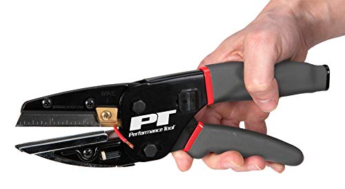 Performance Tool W2045 3-in-1 Multi Power Cutting Tool With Built-In Wire Cutter & Utility Knife