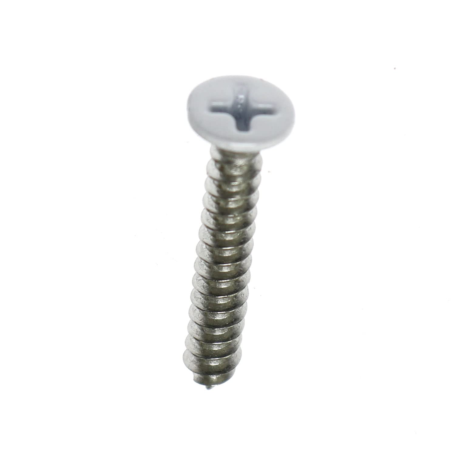 Pro Bamboo Kitchen 50pcs Flat Head Sheet Metal Screws #8-32 1" Phillips Drive Wood Screws Covers Head Wood Screws Wall Plate Screws