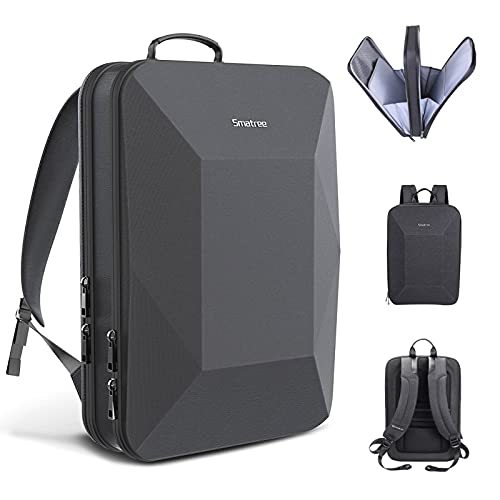 Smatree 15.6-16 inch Laptop Backpack, Hard Waterproof Daypack for Up To 16 inch Macbook Pro 2021, HP Pavilion 15, Acer 15.6 Gaming Laptop,Black