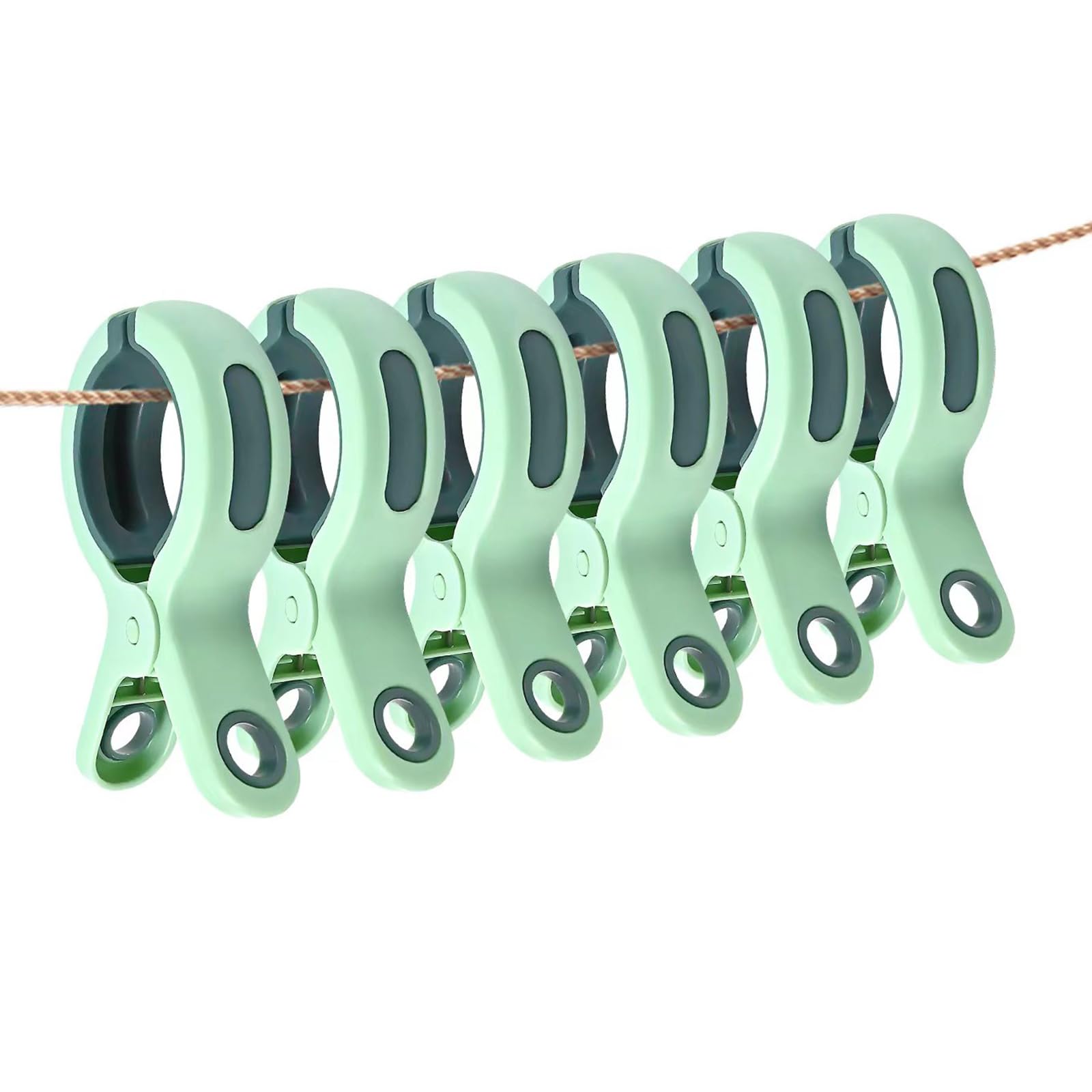 UGWKivd 6pcs Beach Towel Clips for Chair, Windproof Clamps for Ultimate Beach Comfort.Not only for The Seaside, but Also for Cruise,Kitchens and Other Scenes
