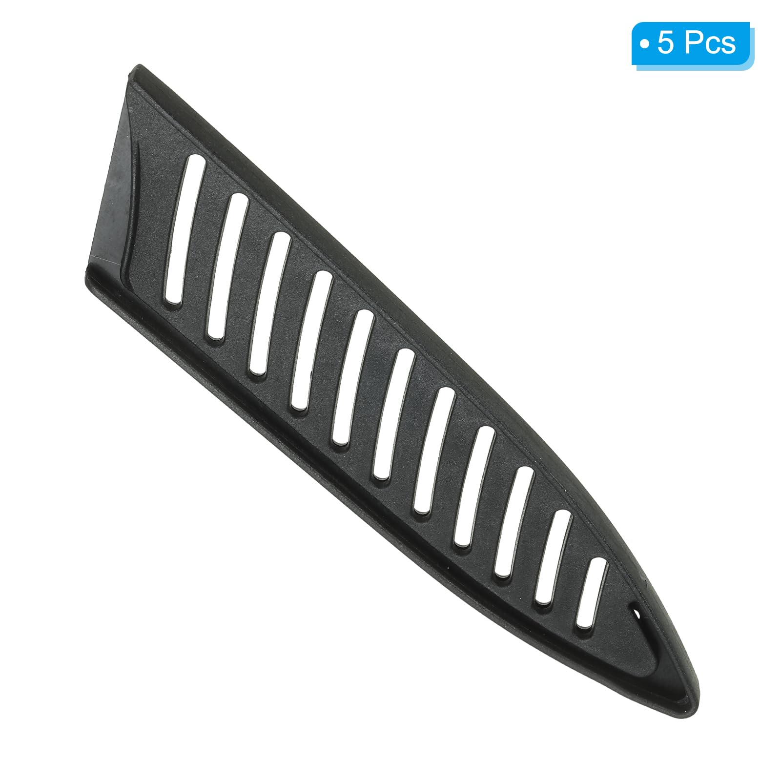 PATIKIL PP Safety Knife Cover Sleeves for 5" Ceramic Knife, 5 Pack Knives Edge Guard Blade Protector Universal Knife Sheath for Kitchen Chef Knife, Black