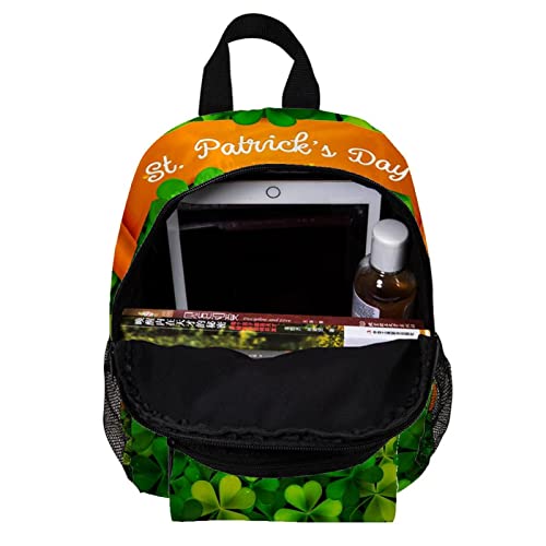 Small Backpack Travel Backpack,Carry On Backpack,st. patrick's day leaves,Women Mini Backpack Casual Daypack