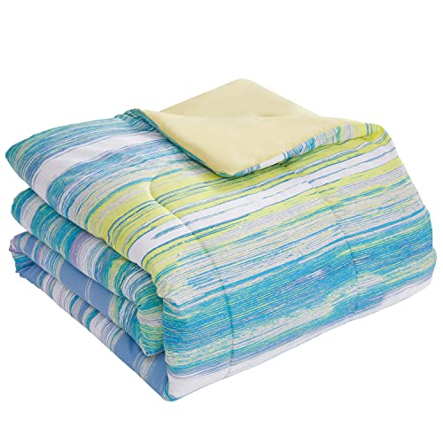 Sweet Home Collection 7 Piece Comforter Set Bag Solid Color All Season Soft Down Alternative Blanket & Luxurious Microfiber Bed Sheets, Sorento, King
