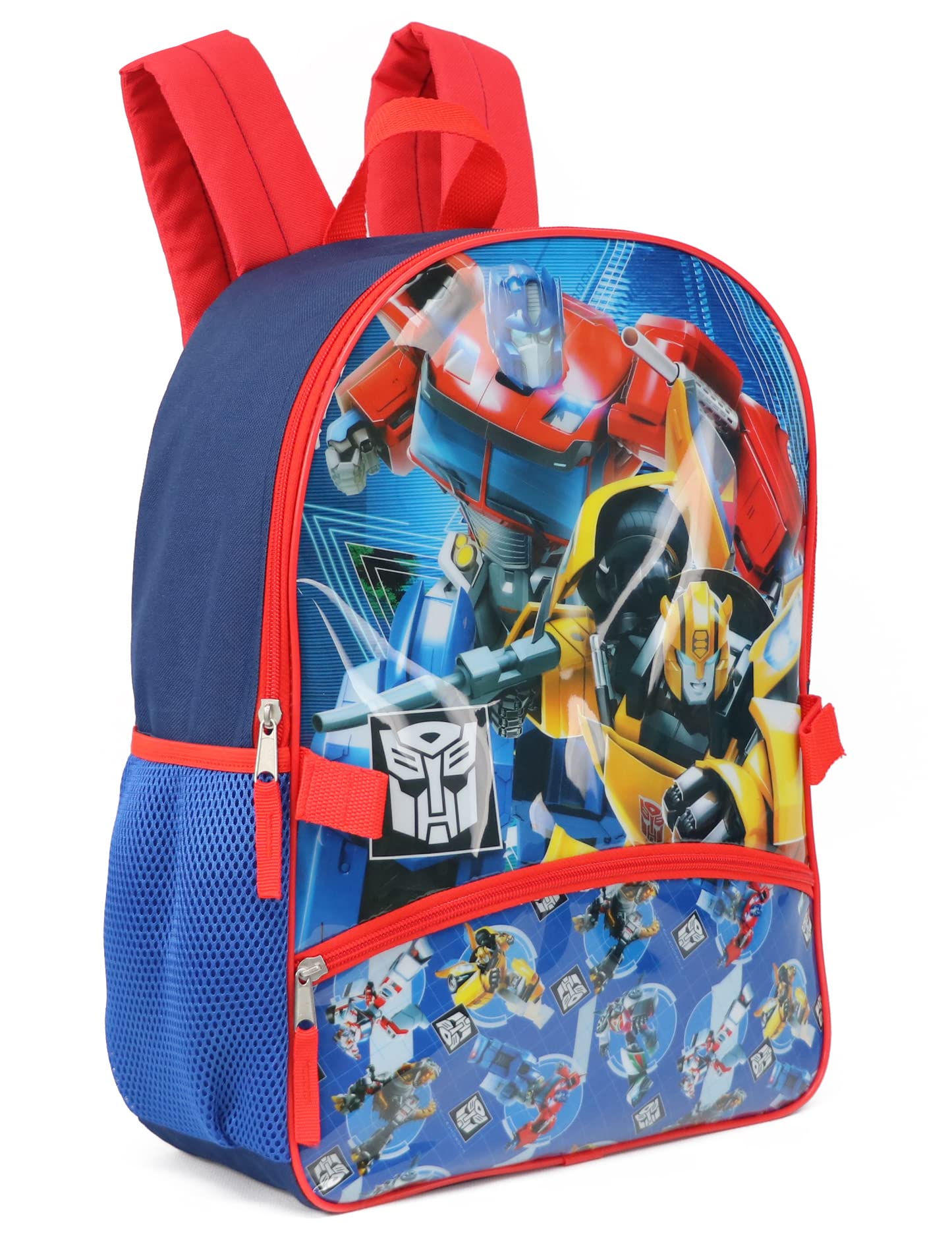 Transformers 16'' Full Size Backpack Lunchbox Set Bookbag School Set