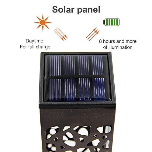 MAGGIFT Solar Pathway Lights 12 Pack, LED Garden Lights, Solar Path Lights Outdoor, Automatic Led Halloween Christmas Decorative Landscape Lighting for Patio, Yard and Garden