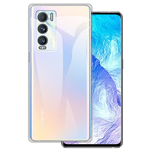 Shantime Oppo Realme GT Master Explorer Edition Case + Universal Mobile Phone Lanyards, Neck/Crossbody Soft Strap Silicone TPU Cover Bumper Shell for Oppo Realme GT River (6.55β)