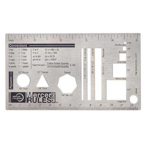 Mercer Culinary Mercer Rules Culinary Ruler, Mini