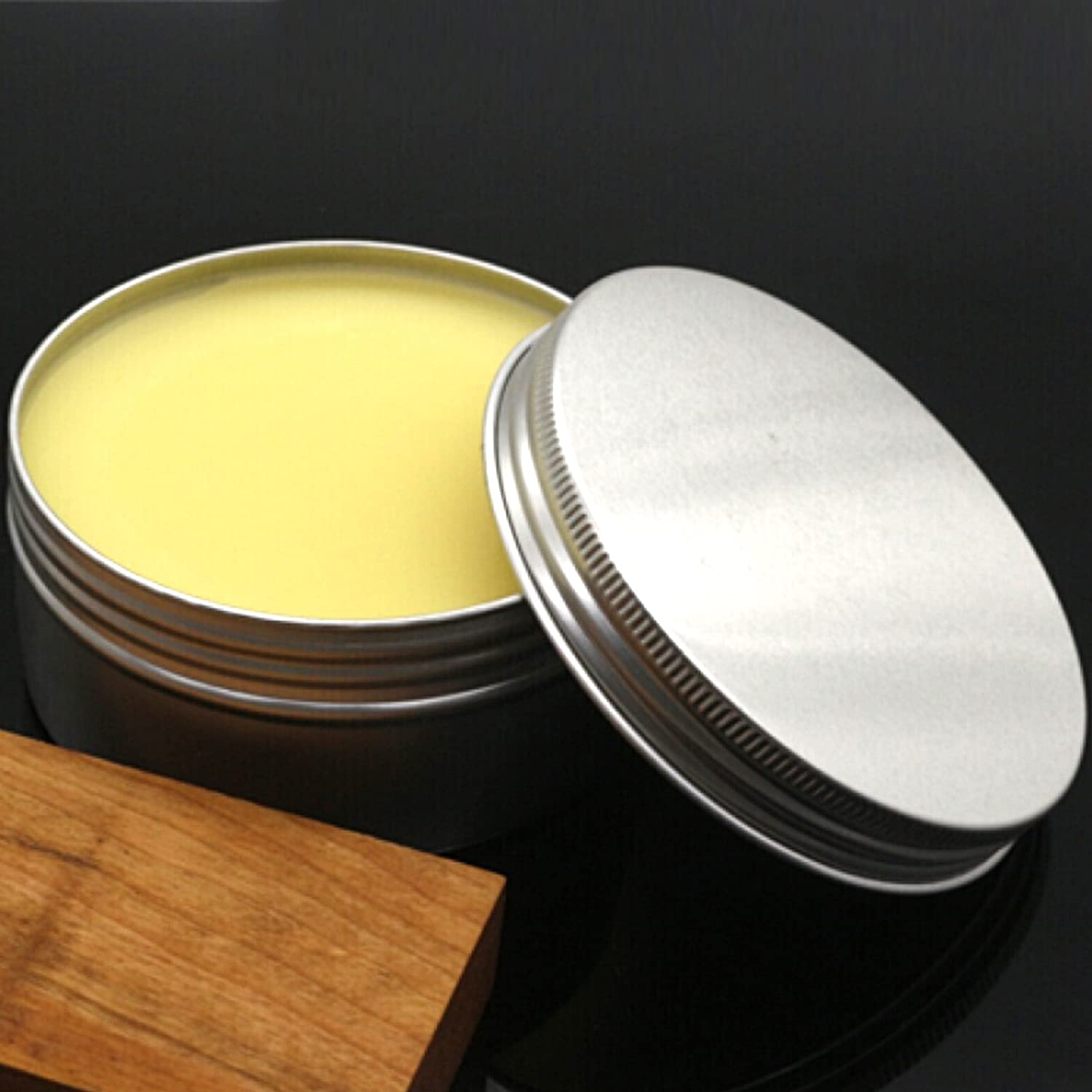 LZHAMZ 42 Pack 2 Oz Metal Round Tins Aluminum Tin Cans Containers with Screw Lid for Salve, Spices or Candies