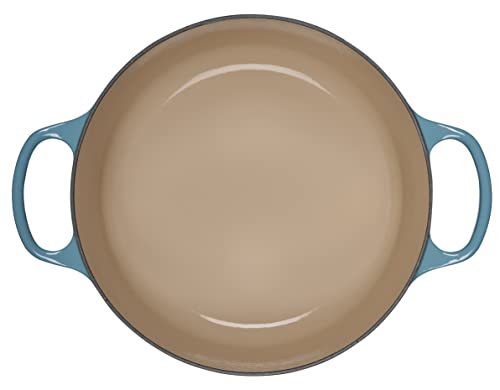 Le Creuset Signature Enameled Cast Iron Round Dutch Oven, 5.5qt., Caribbean