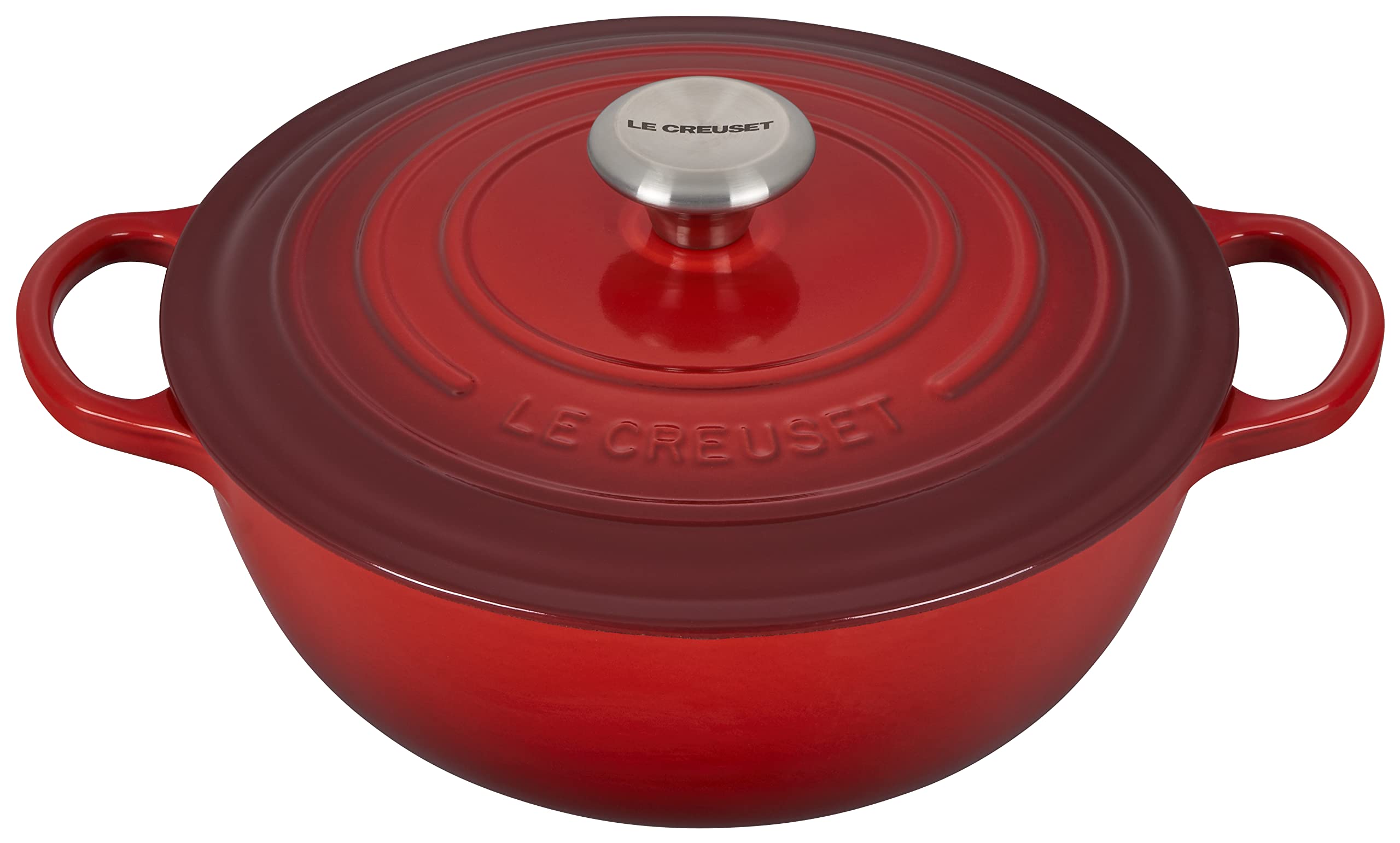 Le Creuset Signature Cast Iron Chef's Oven, 7.5qt, Cerise