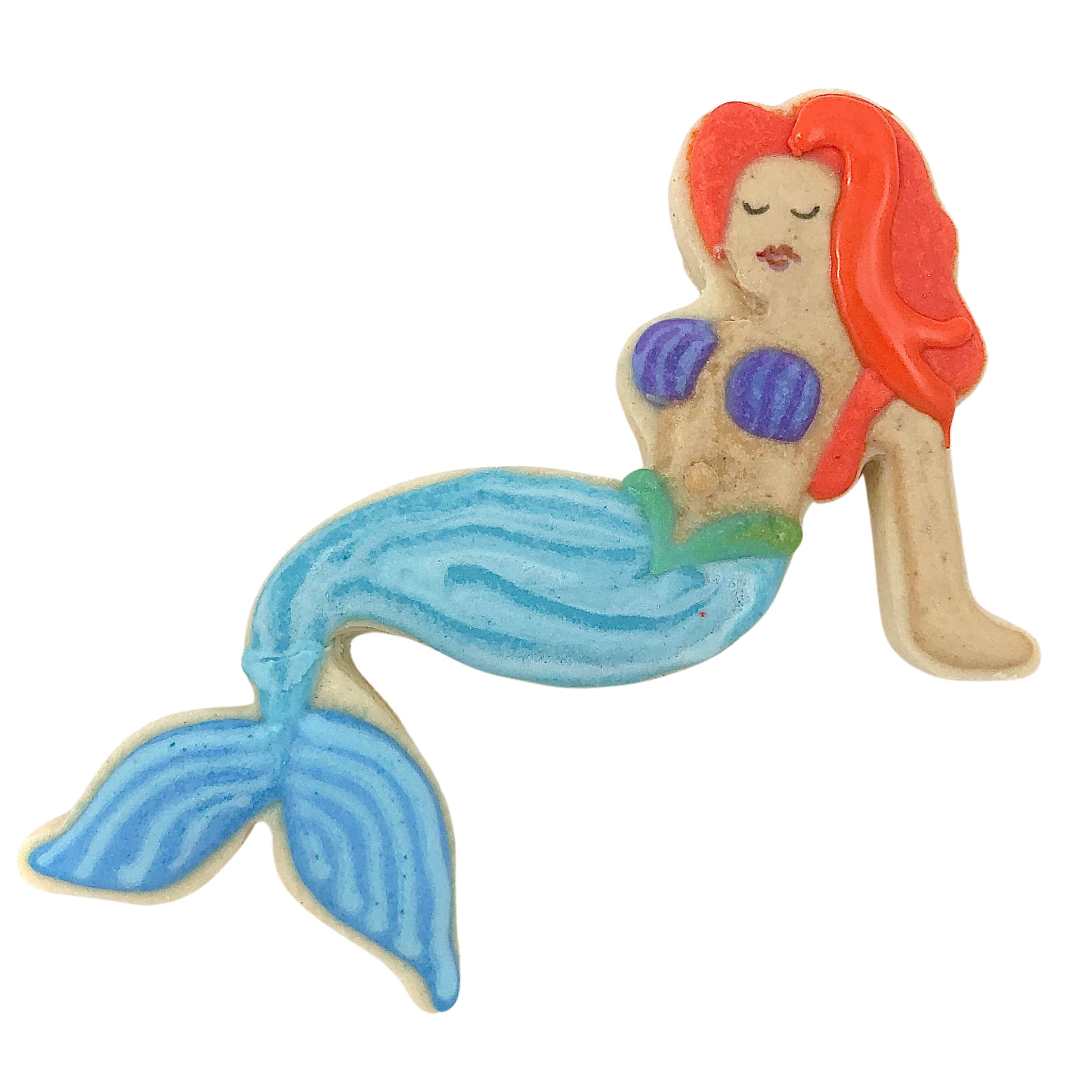 Mermaid Cookie Cutter 4.5 Inch - Made in the USA β Foose Cookie Cutters Tin Plated Steel Mermaid Cookie Mold