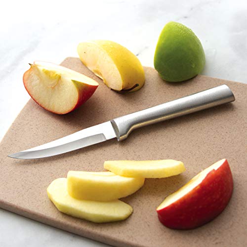 Rada Cutlery Meal Prep 4-Piece Paring Knife Gift Set – Stainless Steel Blades and Aluminum Handles