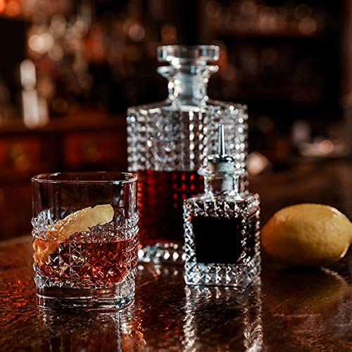 Luigi Bormioli Mixology 12.75 oz Elixir Double Old Fashioned Glasses, Set of 4, Clear