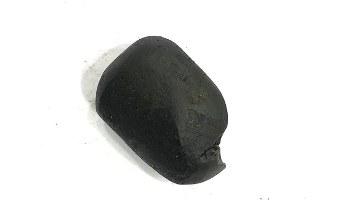 SynSpiritStore Original Shaligram/Shalagram Shila Stone (Approx. 6~9 cm) for Lord Vishnu Pooja and Tulsi Pooja, Nepal Gandaki River Stone