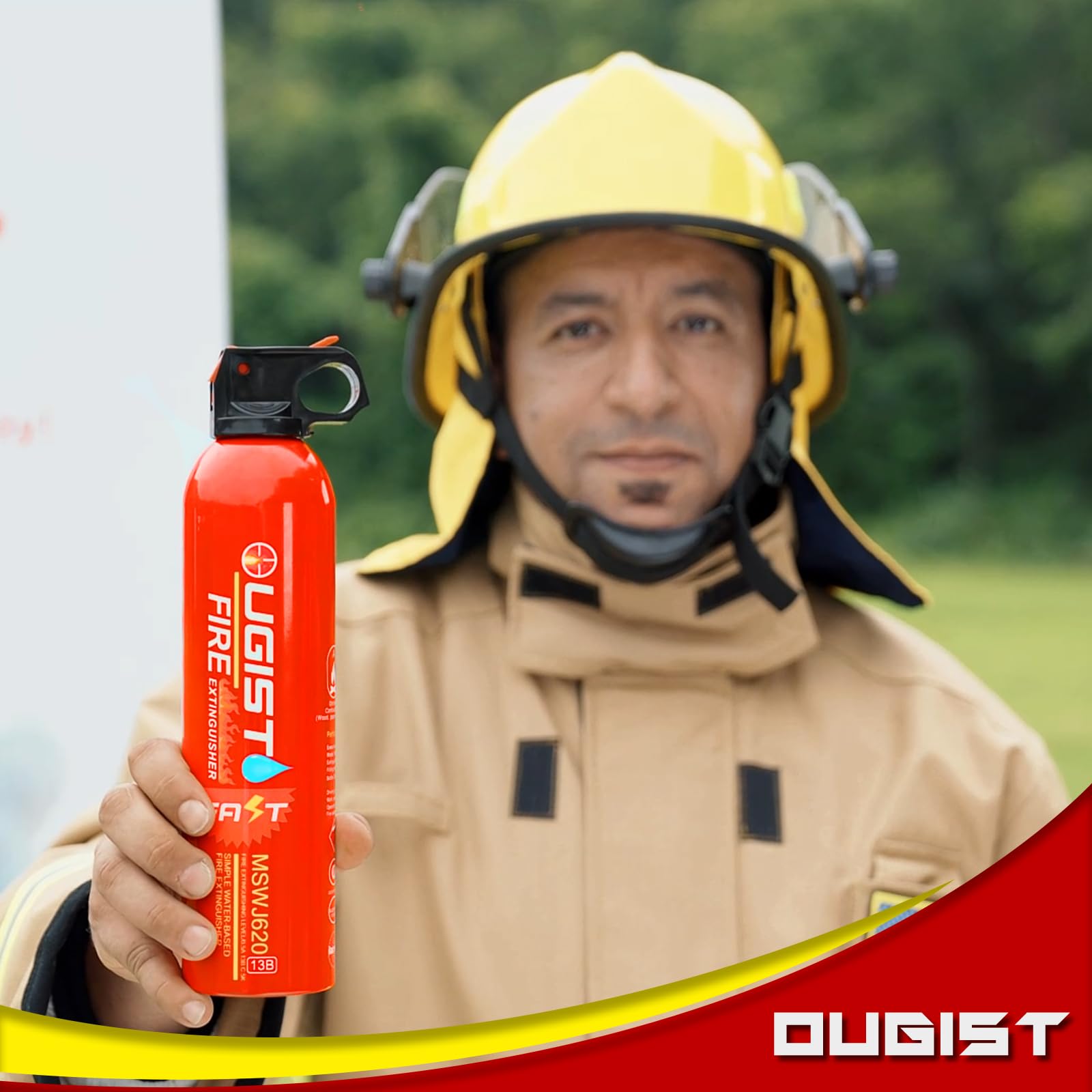 Ougist Fire Extinguisher for Home 620ml 2 Count,Can Prevent Re-Ignition,Best Suitable for Vehicle The House Car Truck Boat Kitchen Water-Based Fire Extinguisher
