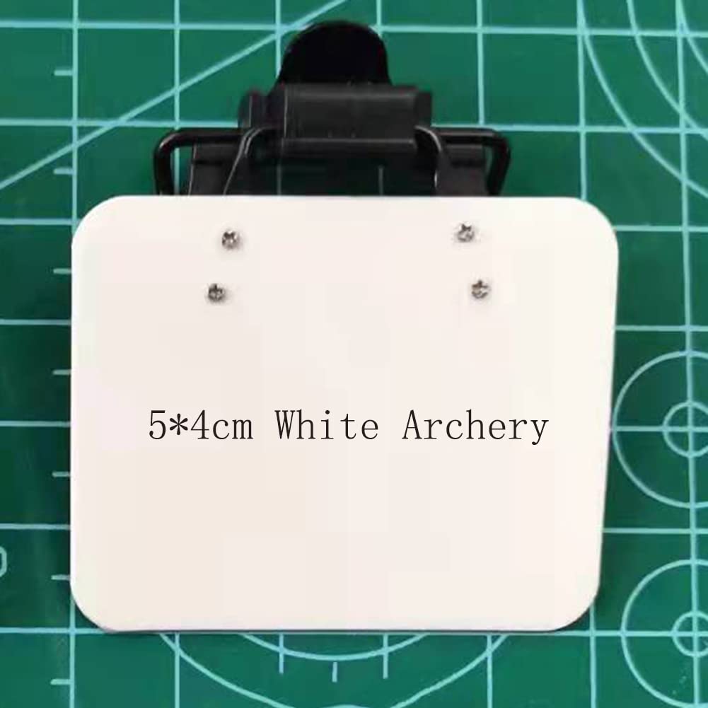 International Standard Shooting Patch for Eye Glasses Mask Archery Aim Assistance (5 * 4cm White Archery)