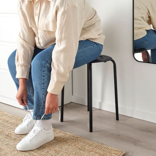 IKEA Marius Home, Study & Office Stool (45 cm, Black)
