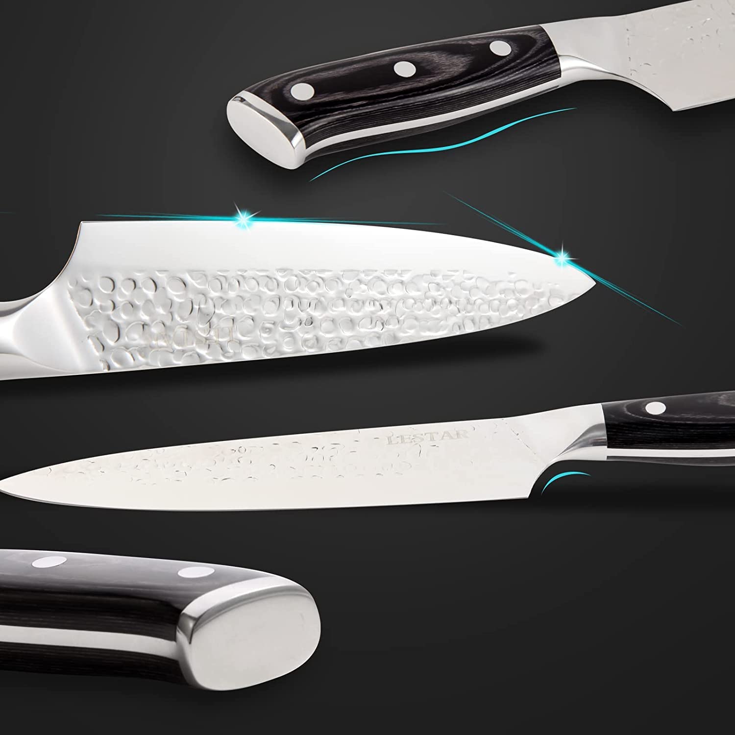 Leking Chef Knife German EN1.4116 High Carbon Stainless Steel 8 Inch Professional Chef’s Knife with Ergonomic Handle in Gift Box, Ultra Sharp Kitchen Knife for Family and Restaurant