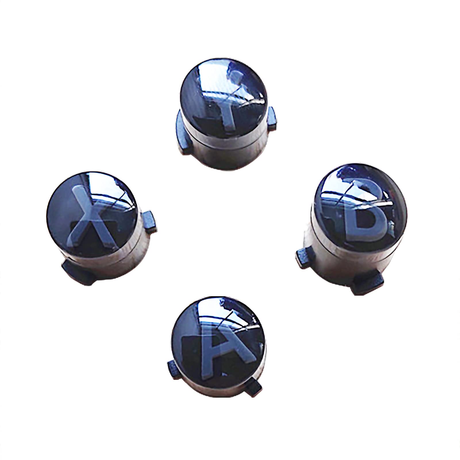 New for XboxOne Controller Extra ABXY Buttons Replacement Original, Compatible with for Xbox One Elite Wireless Controllers Series 2, DIY A B X Y Key Button Pack 4 Set Spare Parts Accessories