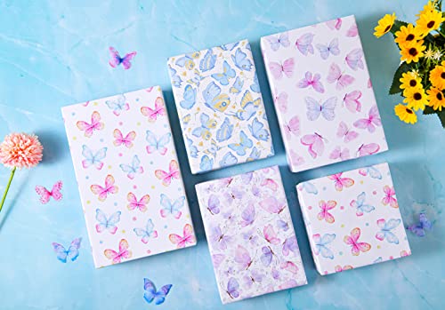 Sikiweiter Butterfly Wrapping Paper - 12 Sheets Butterfly Gift Wrap for Birthday Wedding Baby Shower Holiday - 19.7 x 27.6 Inches Per Sheet