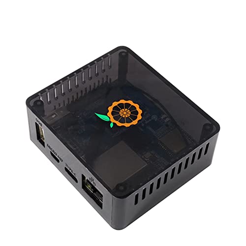 QONIA for Orange Zero 2 ABS Black Case, Cannot Hold Expansion Board,Only The Development Board Can Be Installed