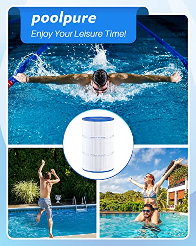 POOLPURE PAP75 Pool Filter Replaces Pentair CC75, PAP75, Ultral-C2, R173214, 59054100, Unicel C-9407, Filbur FC-0685, 590541, 75 sq.ft Filter Cartridge 1 Pack