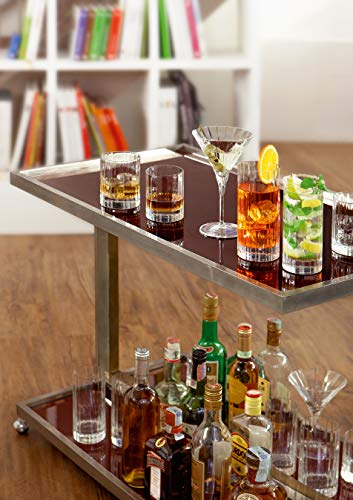 Luigi Bormioli Bach 8.25 oz Martini Glasses, 4 Count (Pack of 1), Clear