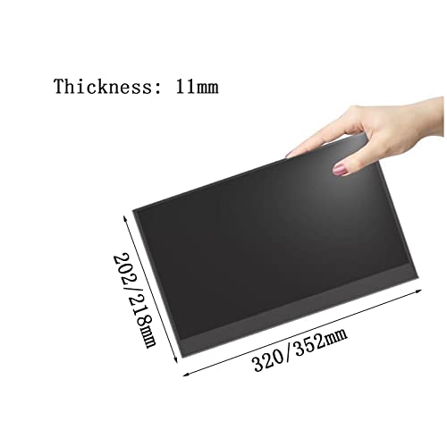 Portable Display External Notebook Mobile Phone Display Convenient Expansion Secondary Screen, 14/15.6in, 1080p/IPS Panel (Color : HDMI, Size : 14in)