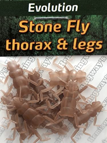 Hemingway's Evolution Brown Stonefly Tying Set for Fly Fishing (Small)
