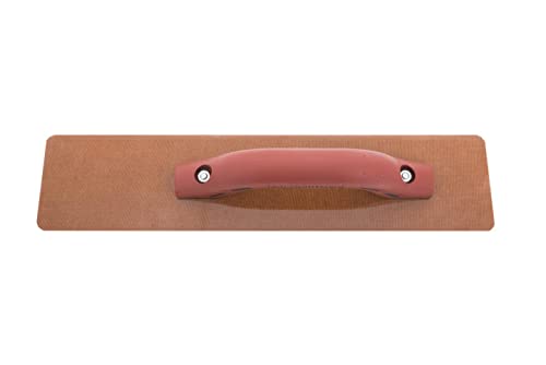 MARSHALLTOWN Resin Hand Float, 16 x 3-1/2 Inch, DuraSoft Handle, Laminated Canvas Resin, Concrete Tool, Easily Works Color Hardeners into Concrete, Square End, Concrete Tools, Made in USA, 4526D