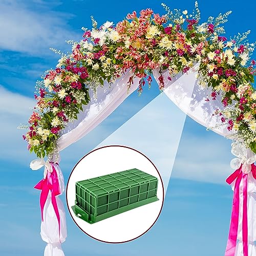 Takytao Floral Foam Cage, Dry Flower Cage Holders, Green Foam Cage Blocks for Fresh Flower Arrangements Decoration, Wedding, Interior and Garden