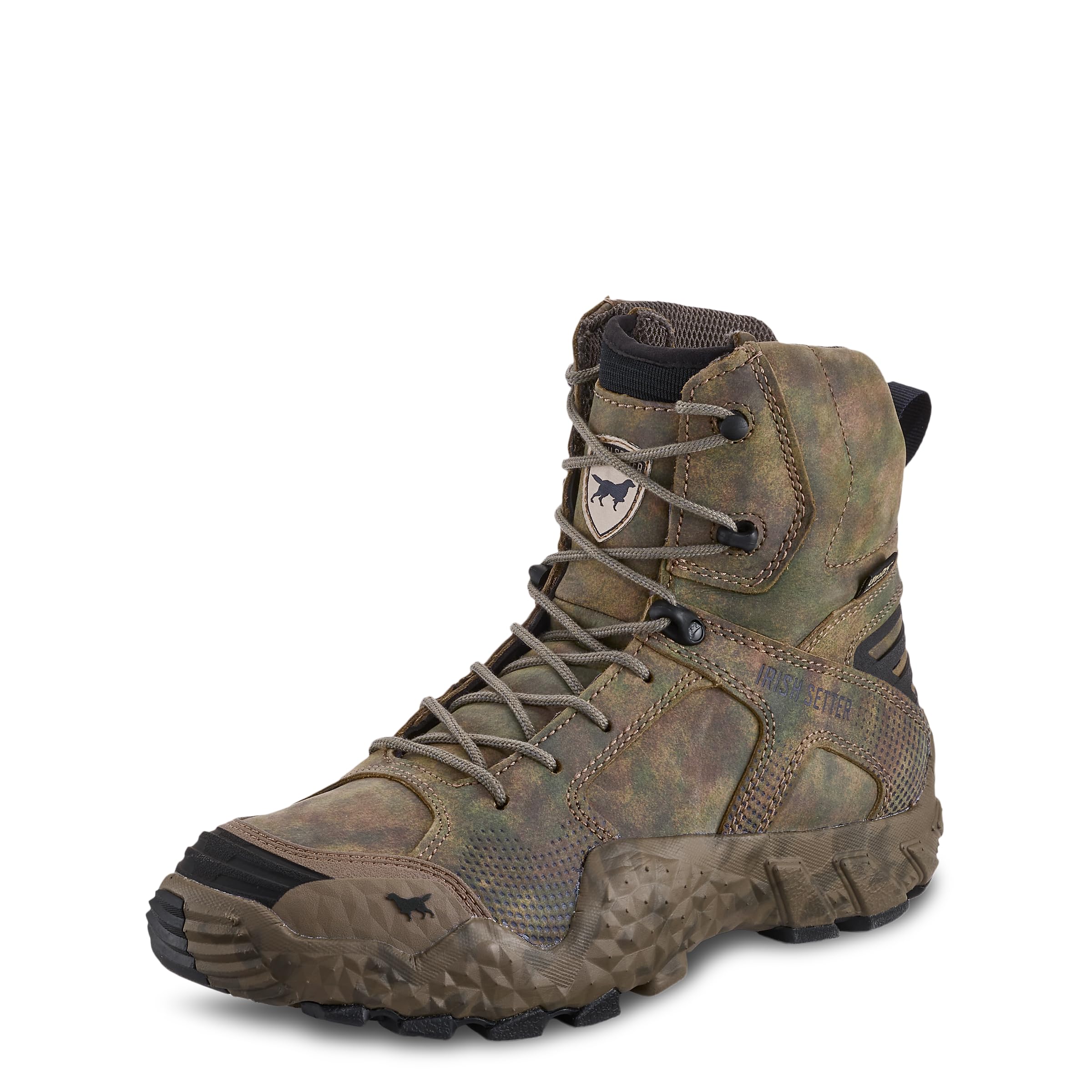 Irish Setter, VaprTrek, Men’s, 8", Waterproof, Hunting Boot, Earth Field Camo (P) (P), 7 D (Medium)