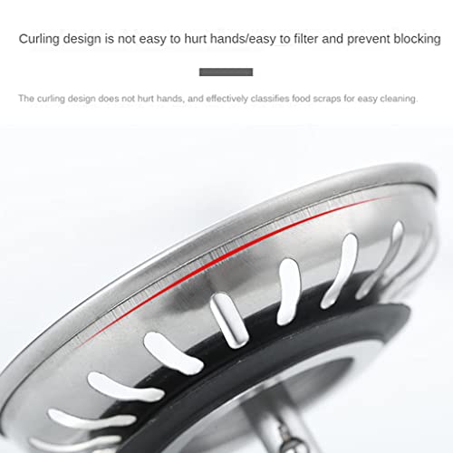 Sink Filter Anti-Clogging Shower Hair Catcher Round Drain Cover Floor Drain Strainers For Bathroom Bathtub Kitchen