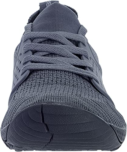 WHITIN Men's Trail Running Shoes Minimalist Barefoot Wide Width Toe Box Size 7.5 Gym Workout Fitness Low Zero Drop Cross Training Lifting Dark Grey 40